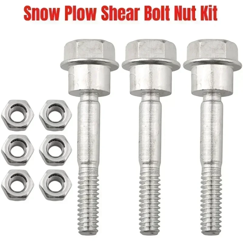 12pcs Snow Plow Shear Bolt Nut Kit 580790401 588077502 Replacement For ...