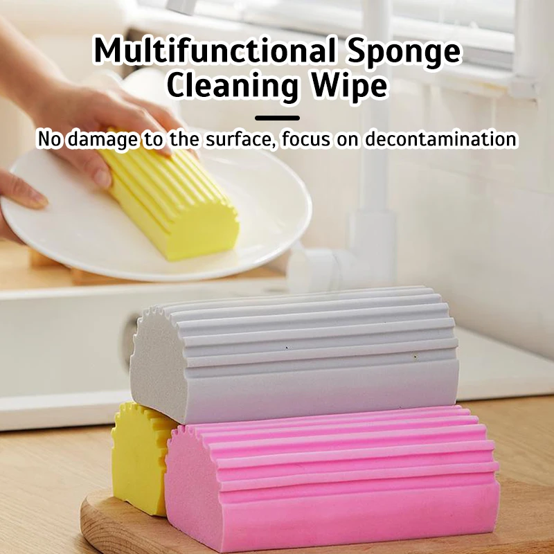 Damp Duster Sponge Reusable Household Kitchen Cleaning dustpan for ...