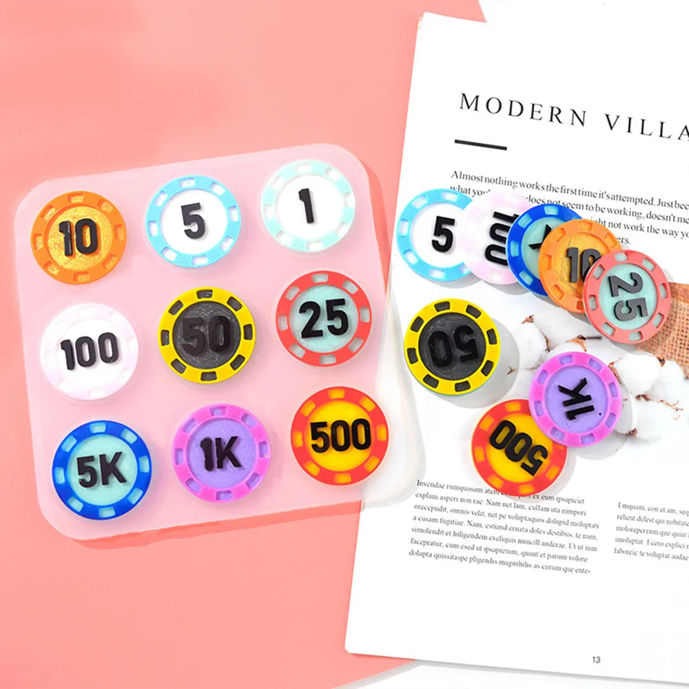 Commemorative-Coin-Silicone-Mold-Poker-Chips-Game-Coins-Epoxy-Resin ...