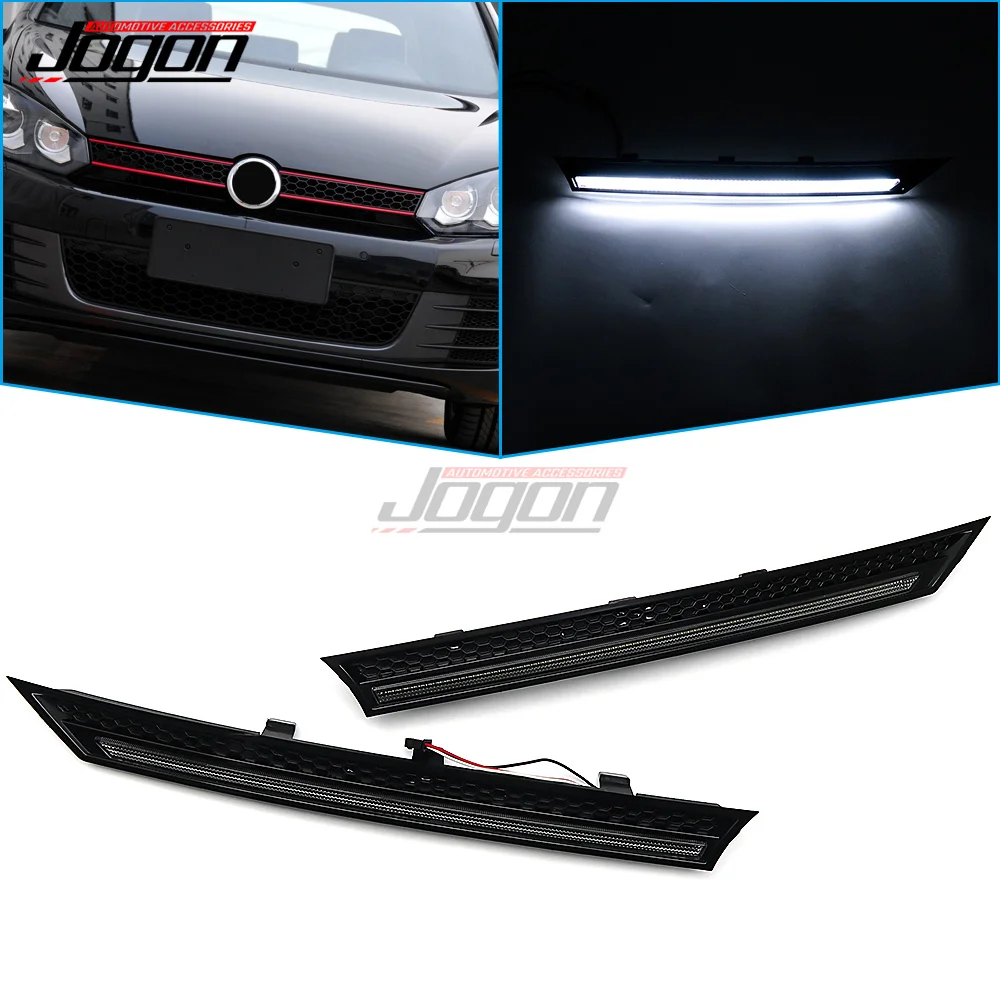 Dynamic Front Racing Grill Light For Volkswagen VW Golf 6 MK GTI 6 2009 ...