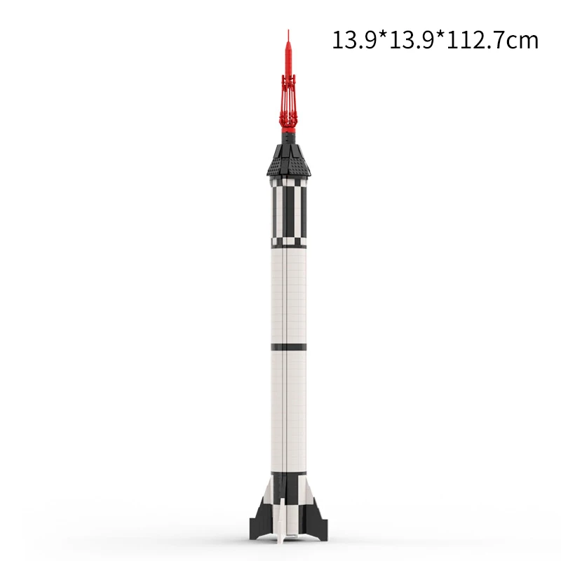 MOC-Space-Mercury-RedStone-Rocket-Building-Blocks-Science-Mini-Size ...
