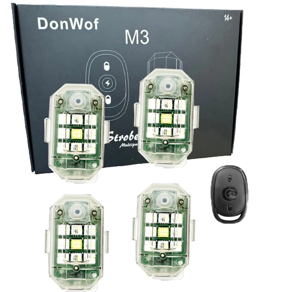 Car-Strobe-Light-Control-7-Colors-USB-LED-Anti-Collision-Bike-Tail ...