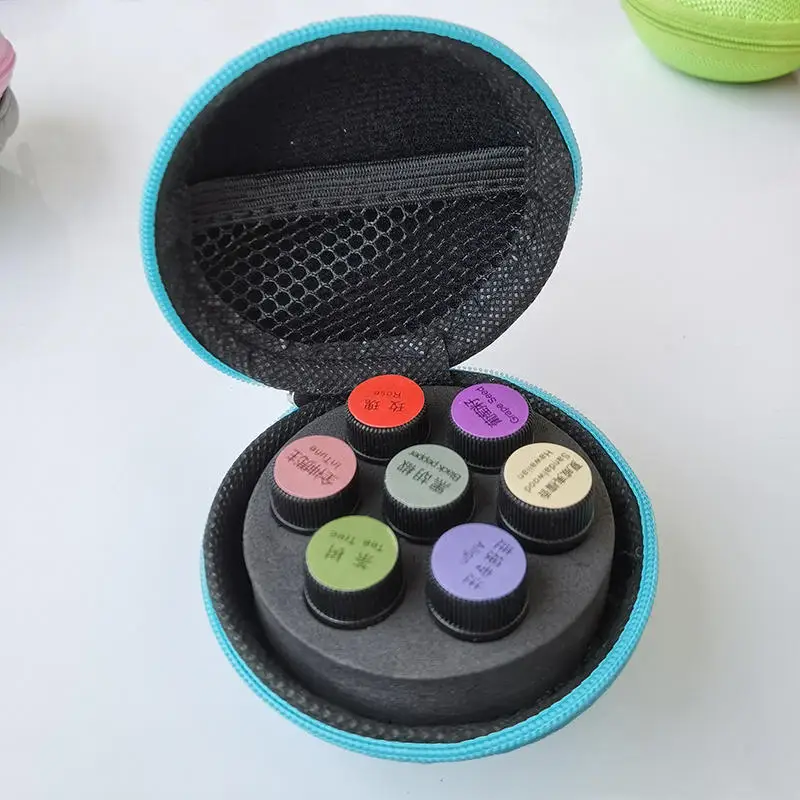 Portable Essential Oil Travel Case For 7 Bottles Perfume Storage ...