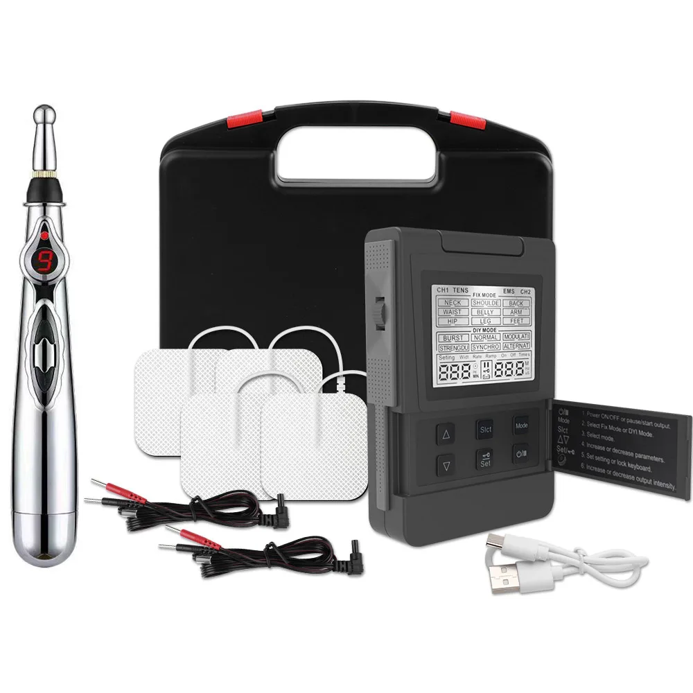 Electrode Health Care Tens Acupuncture Electric Therapy Massageador ...