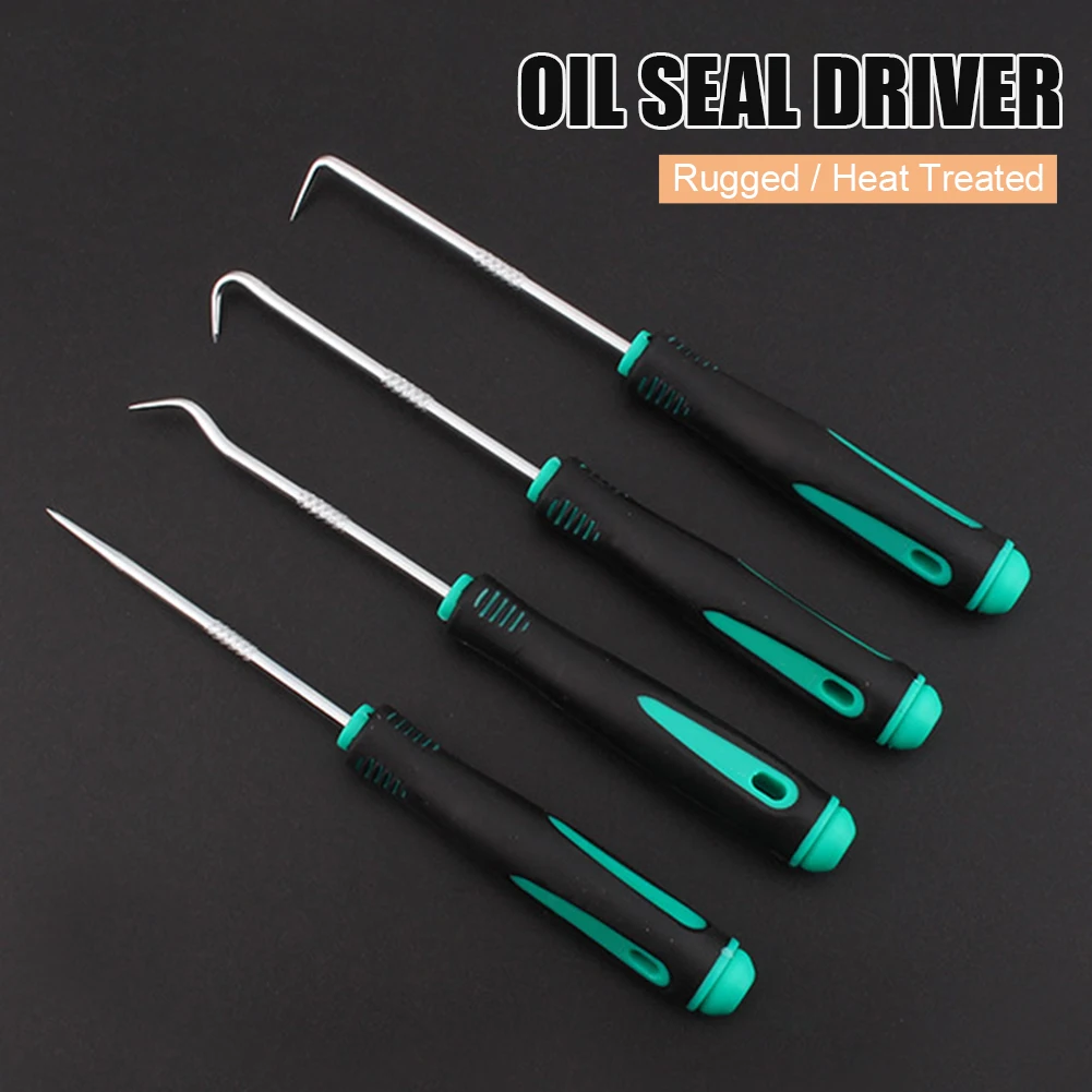 4Pcs Car Oil Seal Screwdrivers O-ring Gasket Washer Puller Remover ...