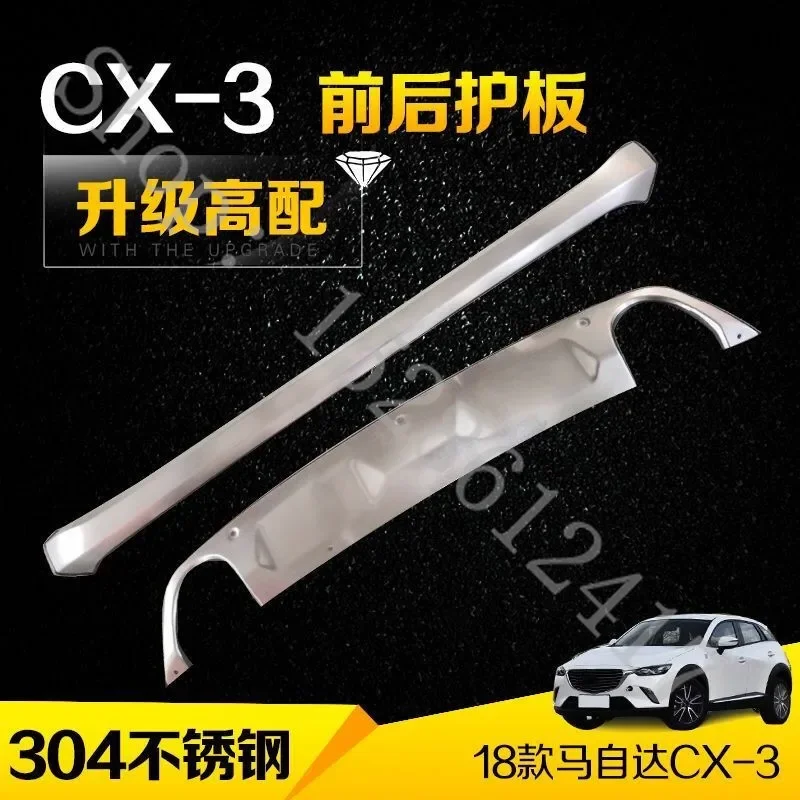 for-Mazda-CX-3-cx3-2017-2021-Stainless-steel-front-and-rear-Bumper ...