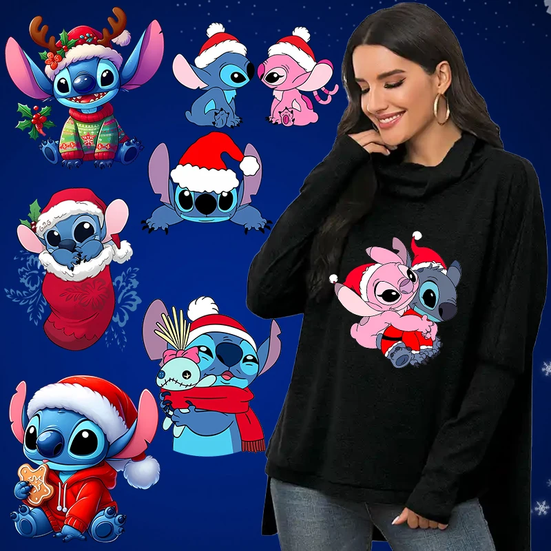 Lilo-Stitch-Christmas-Heat-Transfer-Sticker-New-Year-Santa-Angel ...
