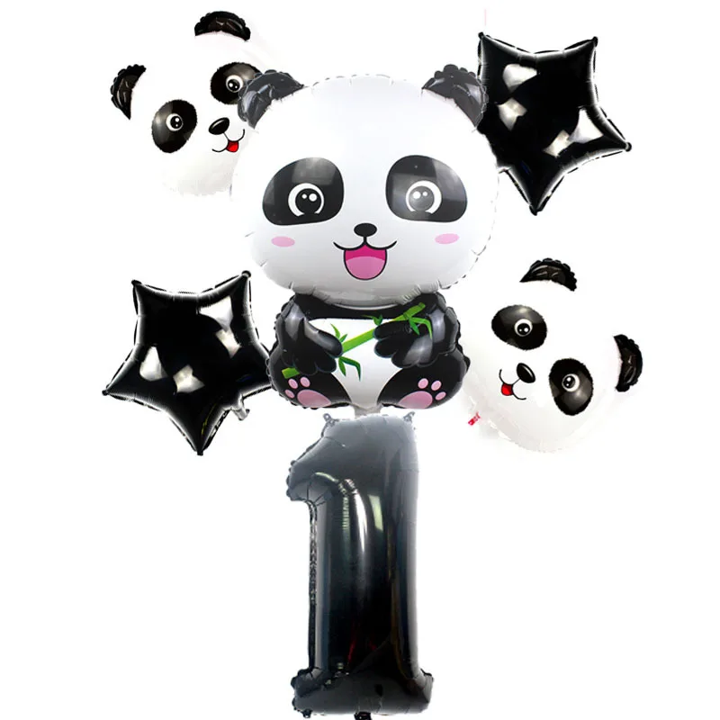 Panda Balloons Panda Birthday Balloon Set for Kids Birthday Party ...