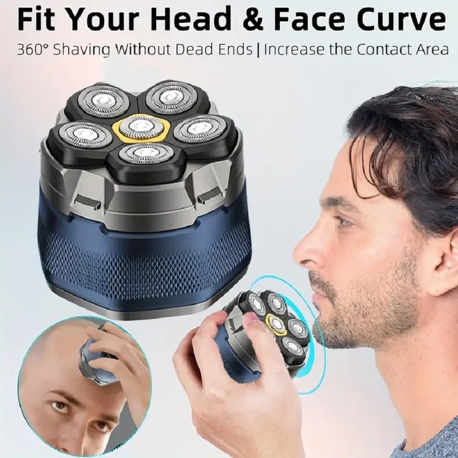 Titanium-Electric-Shaver-MEN-S-Rechargeable-Head-and-Face-Shaver ...
