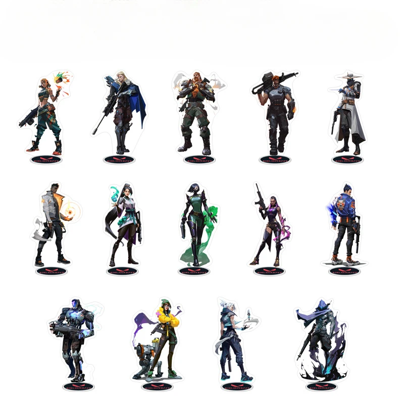 Game-Valorant-Figures-para-Meninos-S-bio-Killjoy-Jett-Sova-Cypher ...