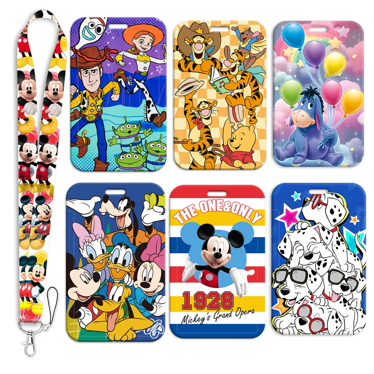 Mickey-Keychain-Cartoon-Monster-Neck-Strap-Lanyard-For-Keys-Badge ...