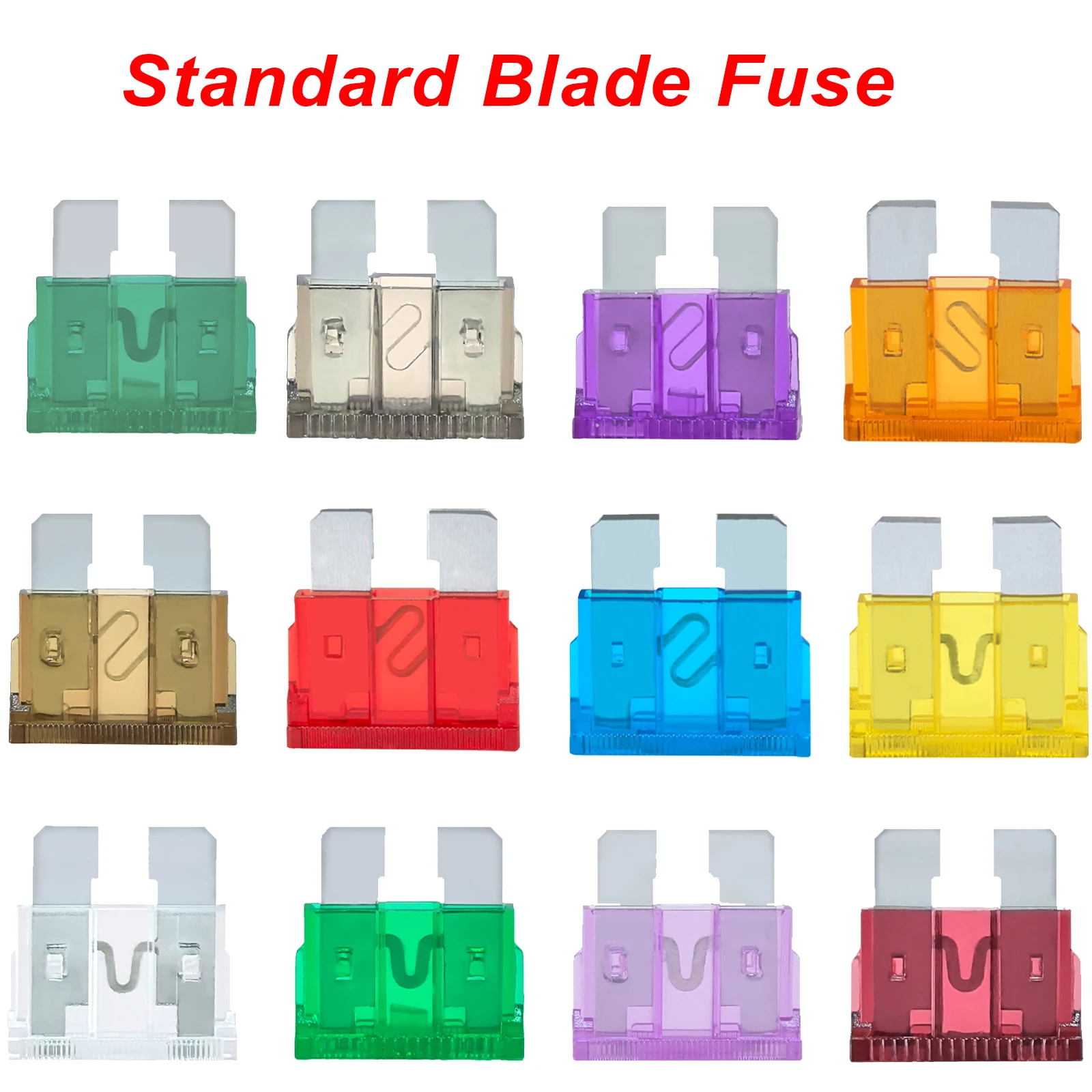 100PCS Universal ATC/ATO Automotive Blade Fuse Assortment Kit | 1A-40A ...