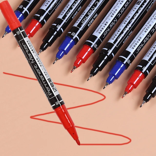 Permanent Markers Red