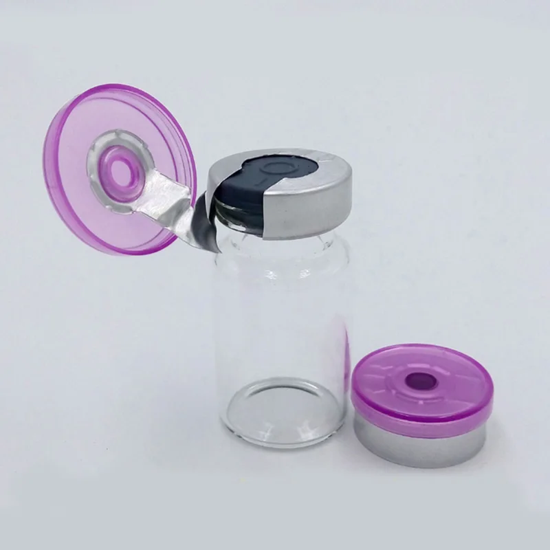 200pcs/lot 20mm transparent Color Options Aluminum-plastic Cap Cover ...