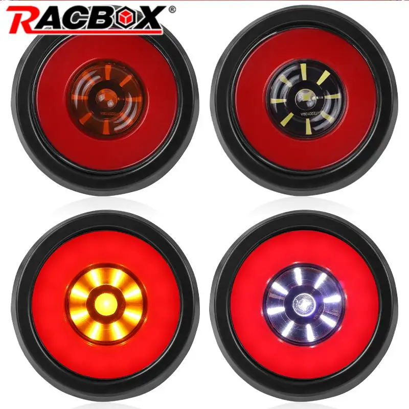 4-inch-Round-LED-Tail-Lights-Car-Stop-Brake-Tail-Light-DRL-Running-lamp ...