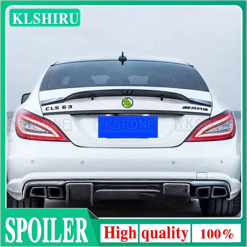 KLSHIRU-Carbon-Fiber-R-Style-Ducktail-Spoiler-for-Mercedes-benz-CLS ...