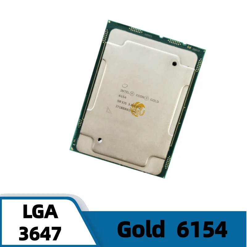 Xeon GOLD6154 SR3J5 3.0GHz 18-Cores 36-Thread 24.75 Smart Cache 200W ...