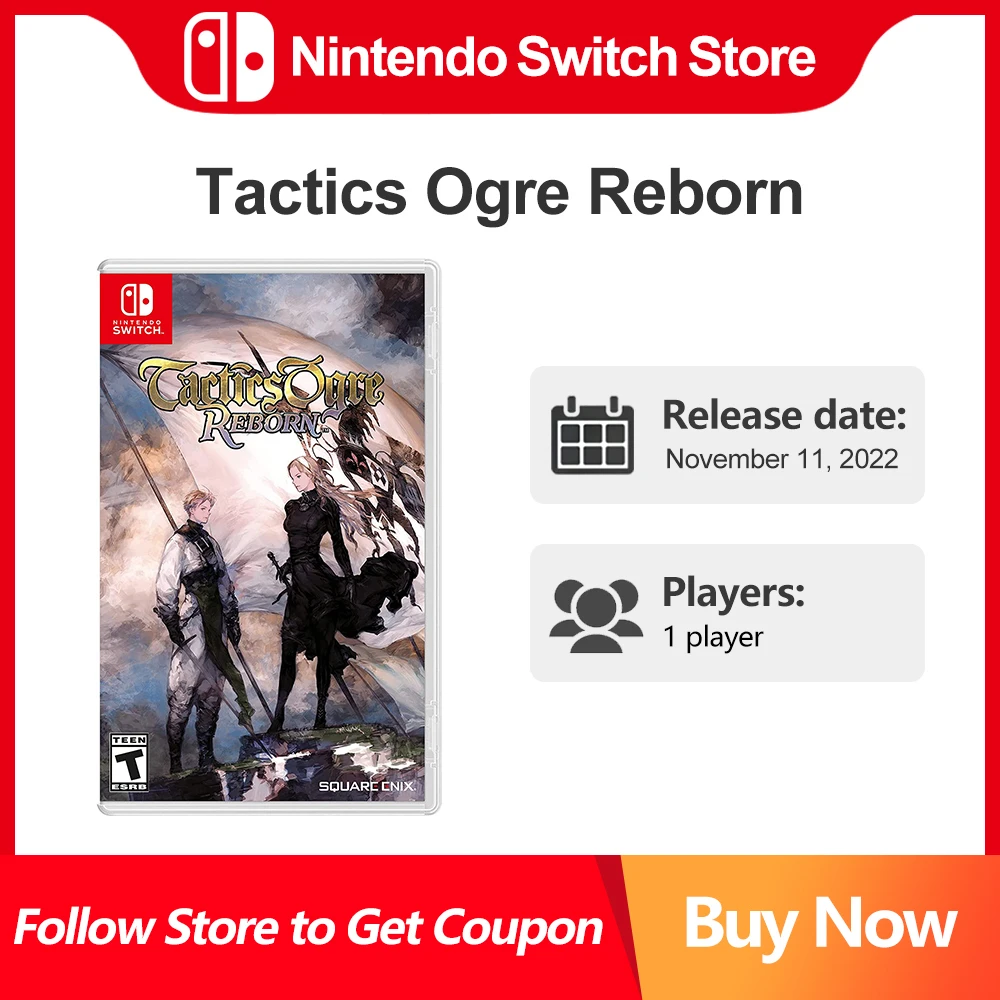 Nintendo Switch Games Tactics Ogre : Reborn 1 Player Game Support TV ...
