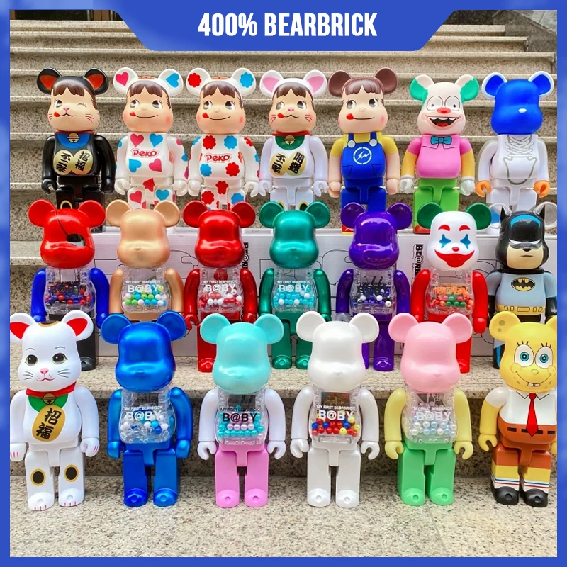 400-Bearbrick-Bear-Action-Figures-Bear-Pvc-Model-Statue-Figures-Diy ...