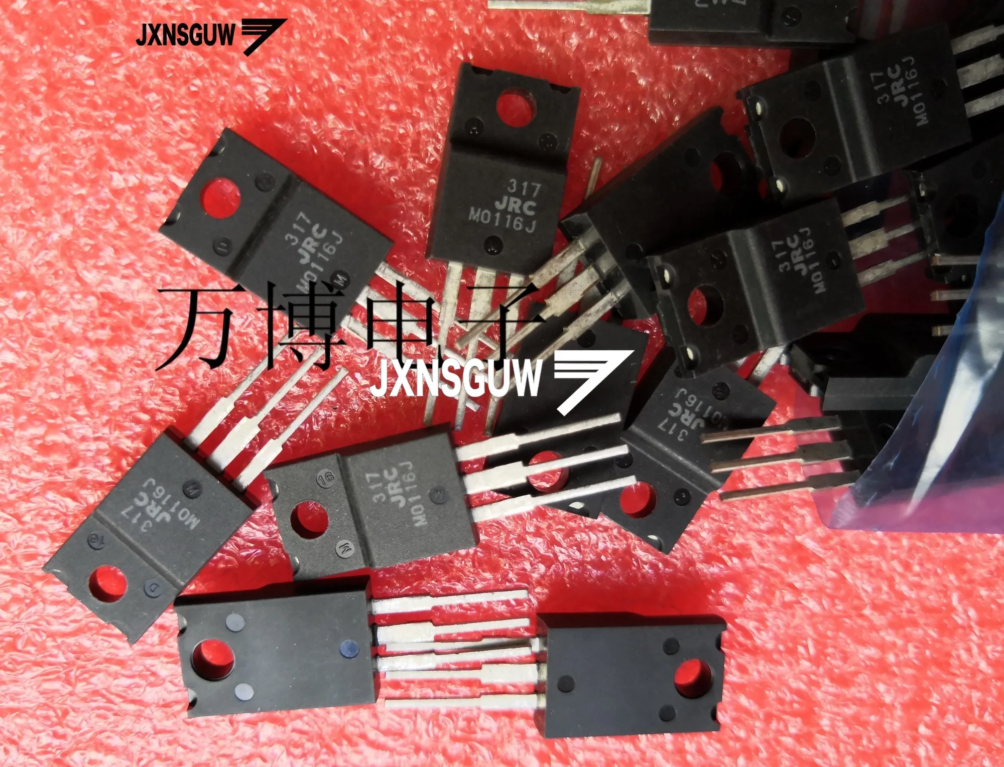 Original Jrc Njm317f Três-terminal Regulador 317f Transistor Triode 317 ...