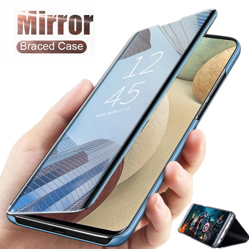 SamsungA34-Smart-Mirror-Leather-Phone-Case-For-Samsung-Galaxy-A34-A54 ...