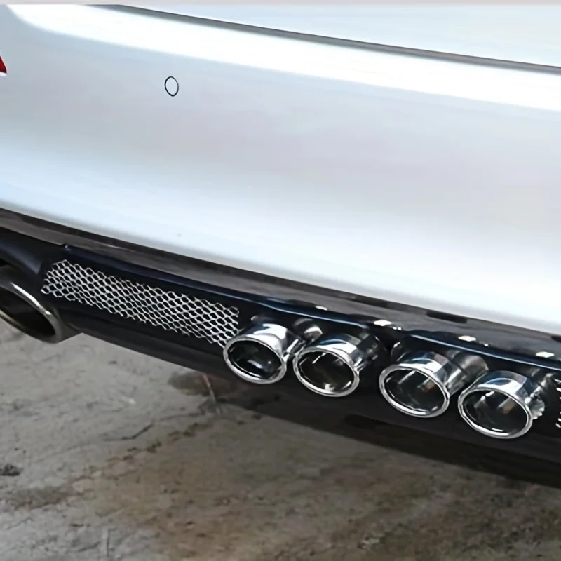 1Pair Universal Vent Grid Exhaust Muffler Pipe Car Auto Styl in g Fake ...