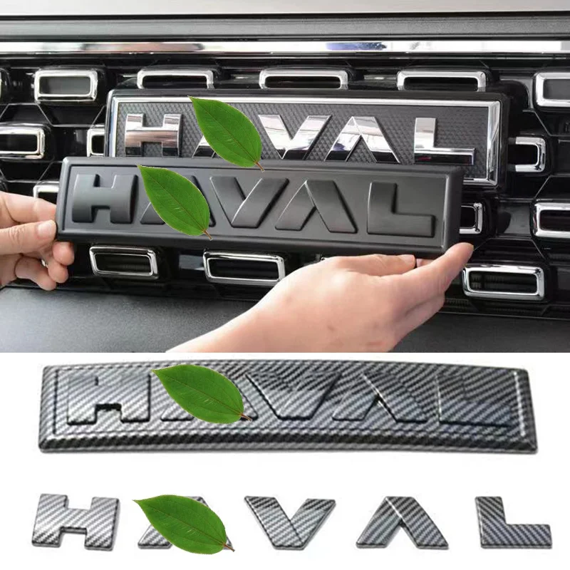 Front-Grille-Hood-Logo-Stickers-For-Haval-badge-H6-PHEV-2023-Front-Rear ...