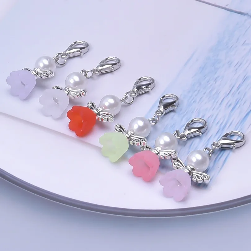 5pcs-Beads-Rose-Flower-Locking-Stitch-Markers-Crochet-Latch-For-DIY ...