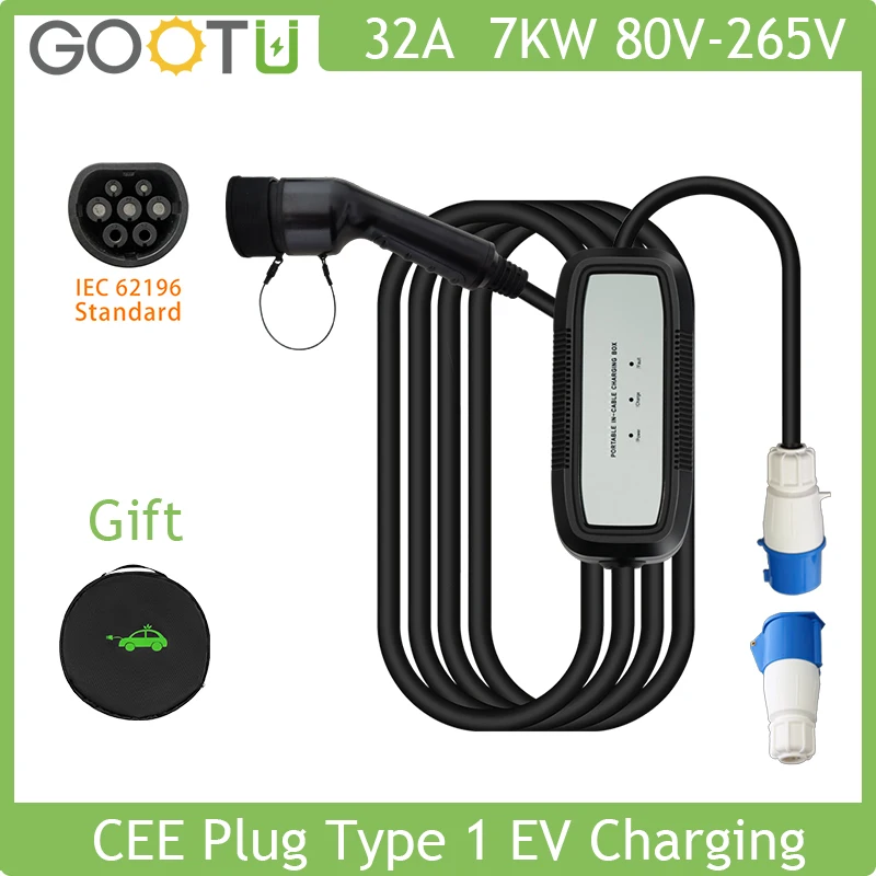 EU-CEE-Plug-EV-Charger-7KW-32A-Type-2-Cable-EV-Portable-Charging ...