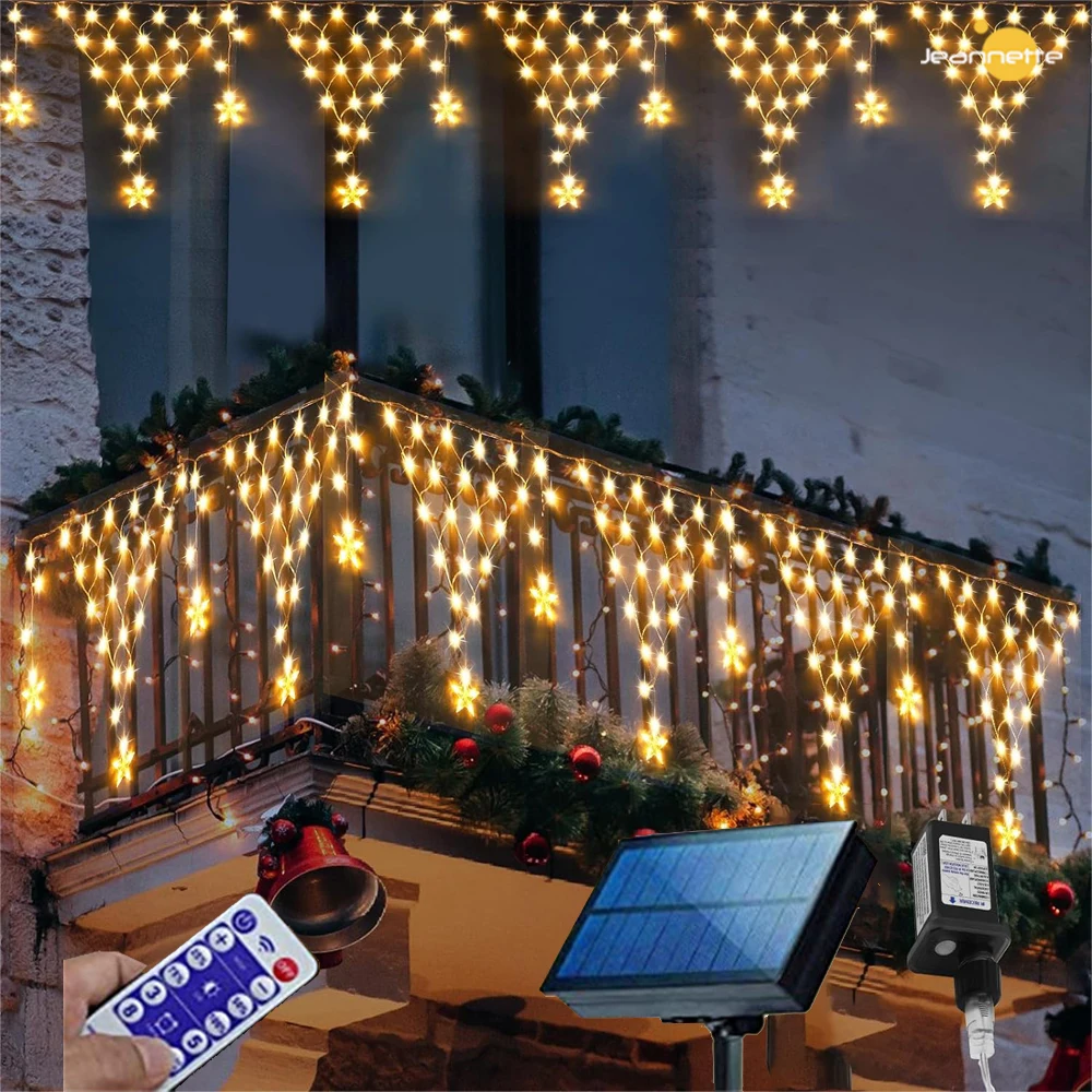 Solar-ue-eua-plug-net-luzes-ao-ar-livre-cortina-de-luz-de-fadas ...