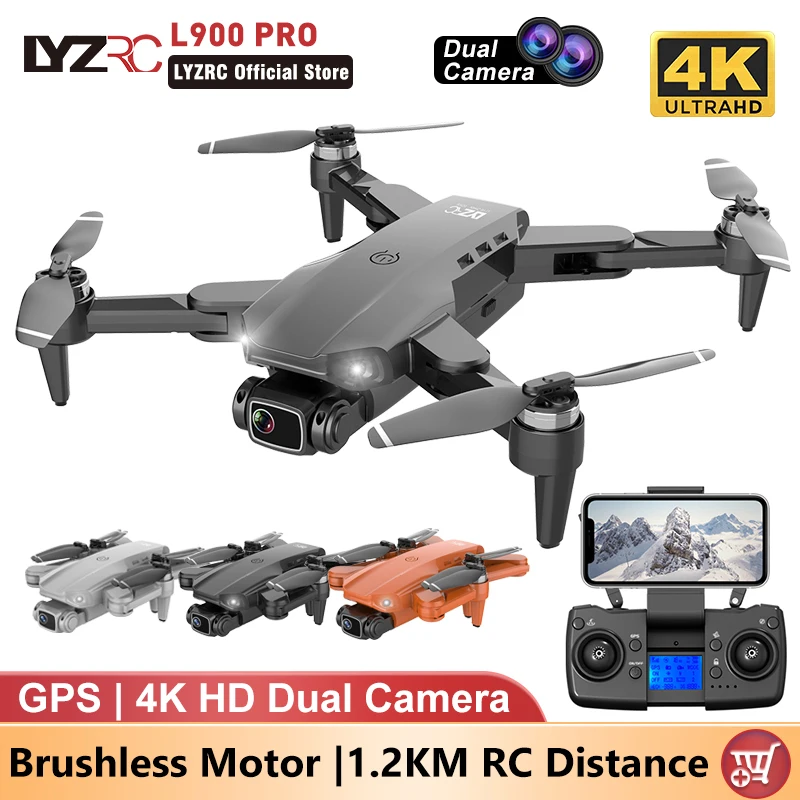 GPS-Drone-LYZRC-L900-PRO-4K-Professional-HD-Dual-Camera-5G-WIFI-Brushless-Motor-Aerial ...