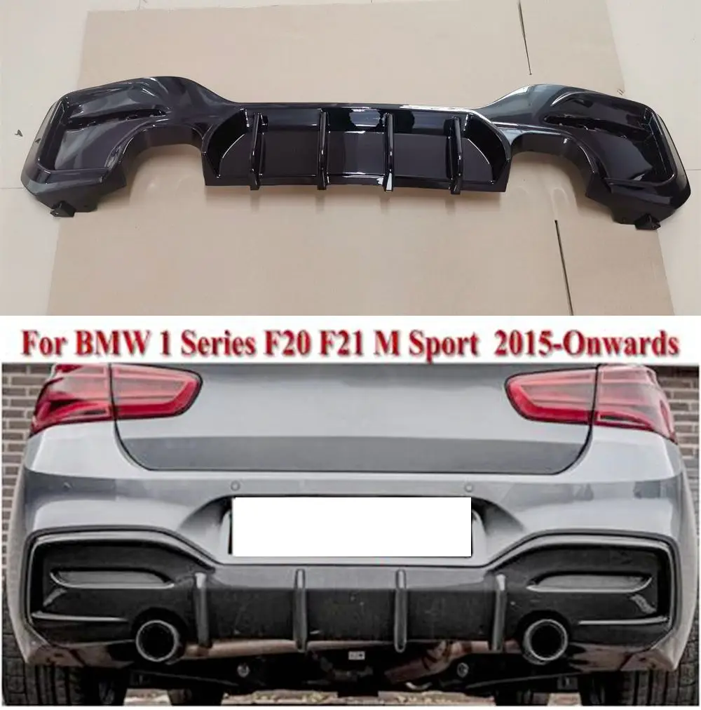 ABS-Rear-Lip-Diffuser-Spoiler-Bumper-for-BMW-1-Series-M-Sport-F20-F21 ...