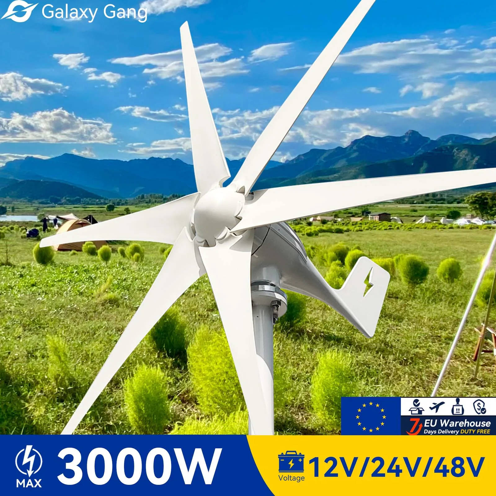 Galaxy-Gang-6-Blades-Windmills-Wind-Turbine-Generator-Free-Energy-China-Factory-3000W-12V-24V ...