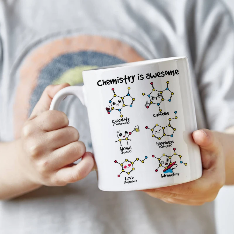 Chemistry-is-Awesome-Creative-coffee-Mug-350ml-Ceramic-Tea-Cup-Research ...