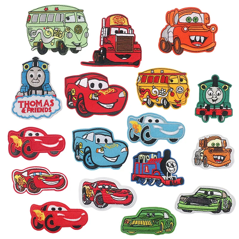 Disney-The-Autobots-Cars-Cartoon-Animation-Embroidered-Clothes-Stickers ...