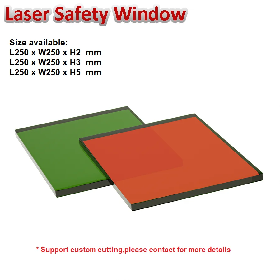 Laser Safety Windows 1064nm 532nm Protective Industrial UV IR Medical ...