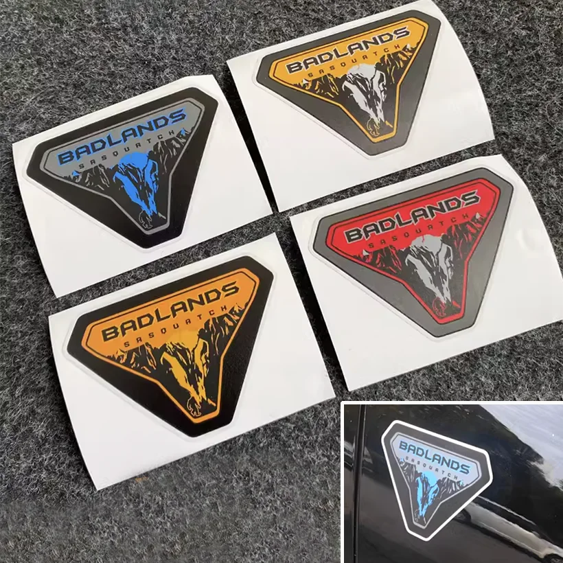 Creative Badlands Sasquatch Fender Vent stickers Forest Mountain Emblem ...