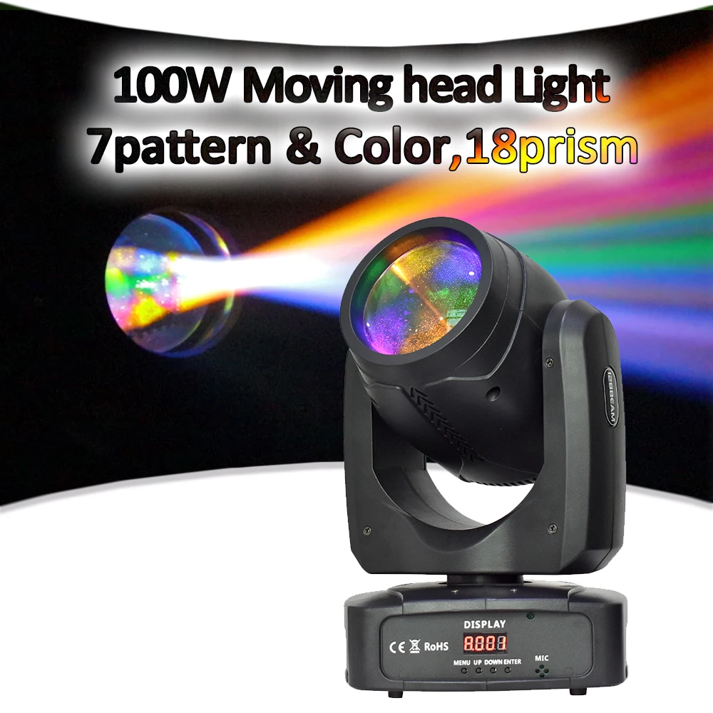 100W-LED-moving-head-Rainbow-beam-effect-light-7-gobos-DMX-Auto-Control ...