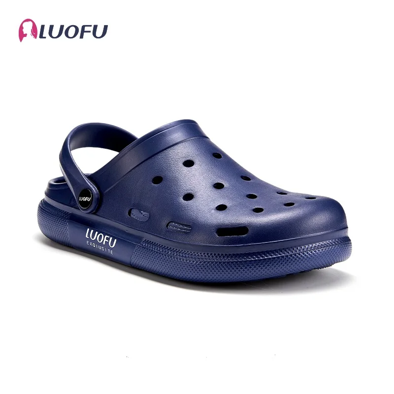 LUOFU Lightweight Comfortable Non-Slip Quick Dry Clogs For Men Women ...