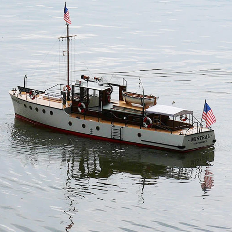 Wooden Yacht Northwest Wind Basswood Kit Assembled Ship Model - Rc ...