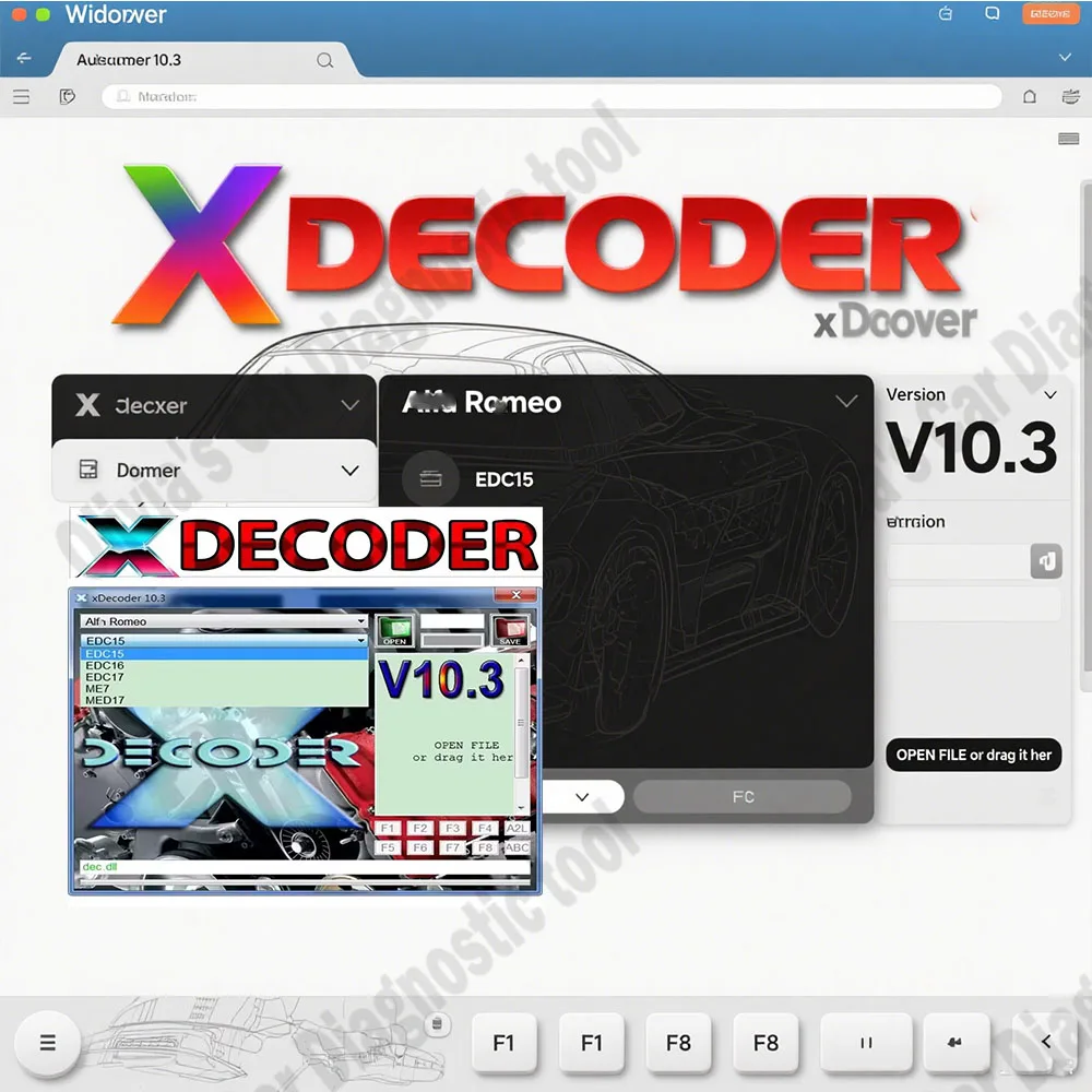 Xdecoder 10.3 obd2 scanner with Keygen DTC Remover Crack DTC OFF Delete ...