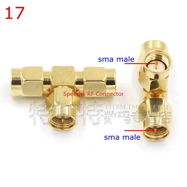 2Pcs/lot SMA To SMA Male Female Straight Connector 90 Degree Right ...