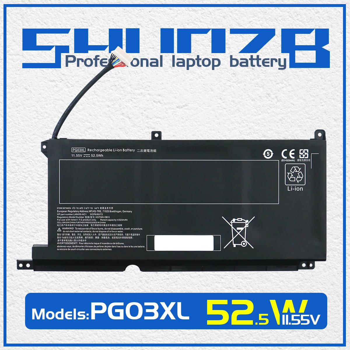 PG03XL-Laptop-Battery-For-HP-Pavilion-Gaming-15-DK-15-DK0125TX-15 ...