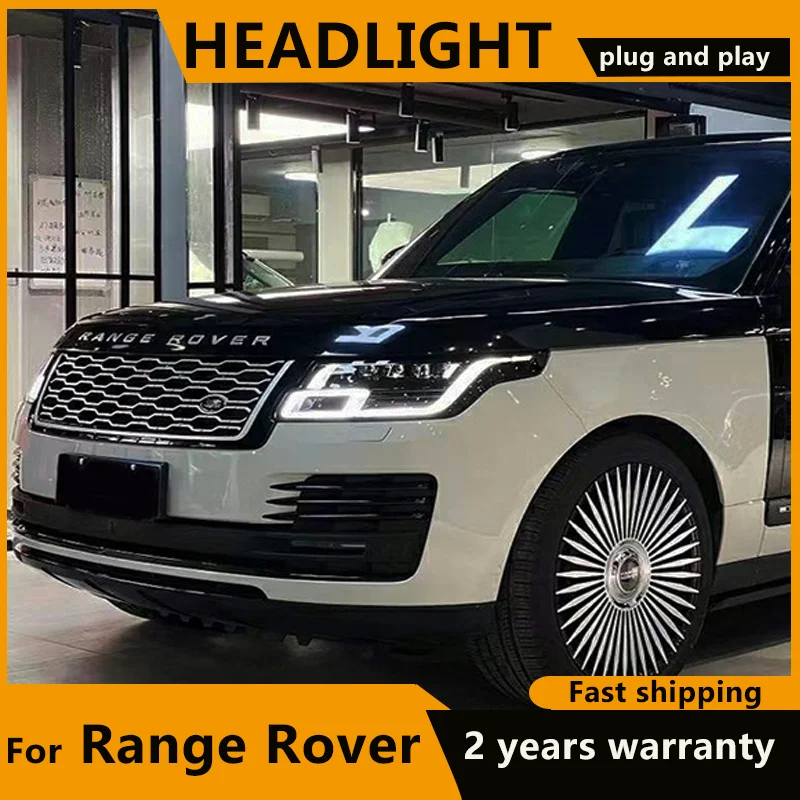Matrix-LED-Head-Lamp-For-Range-Rover-L405-Headlights-2013-2021-Land ...