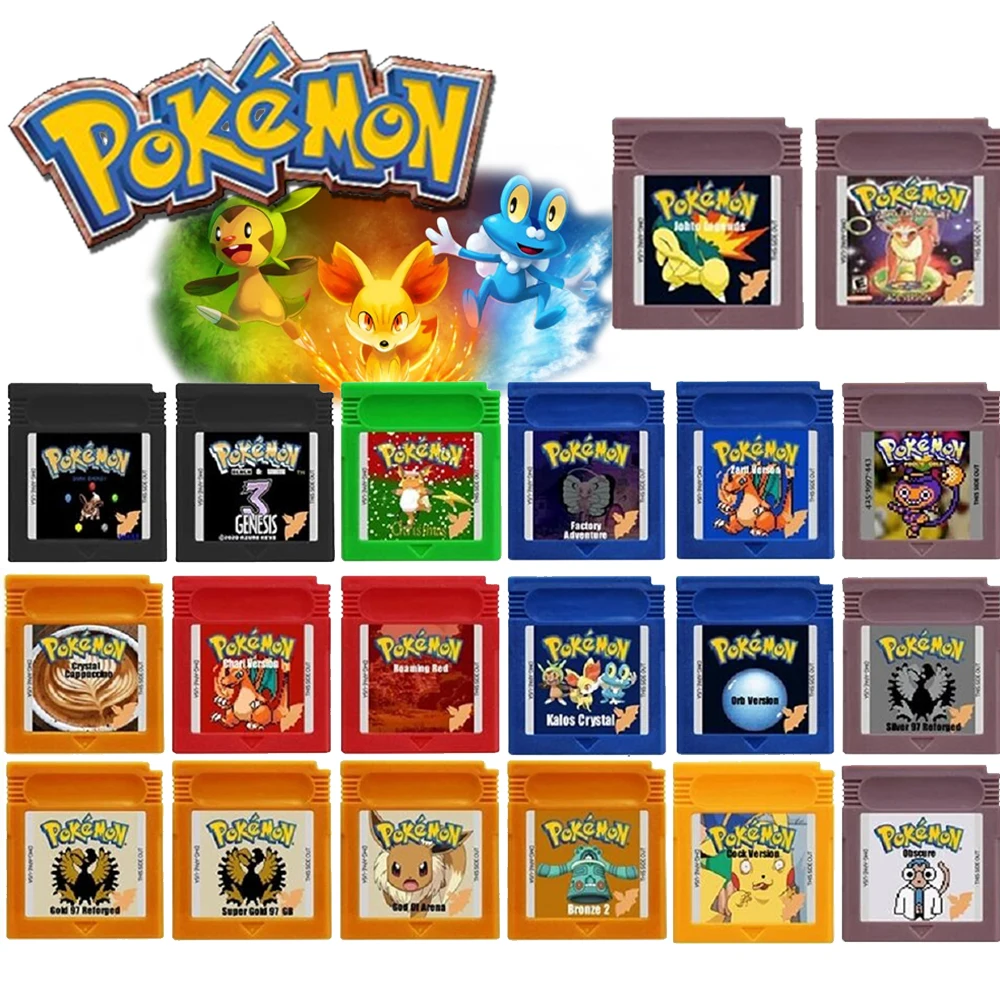 GBC-Pokemon-Series-Game-Cartridge-16-Bit-Video-Game-Console-Card-Black ...