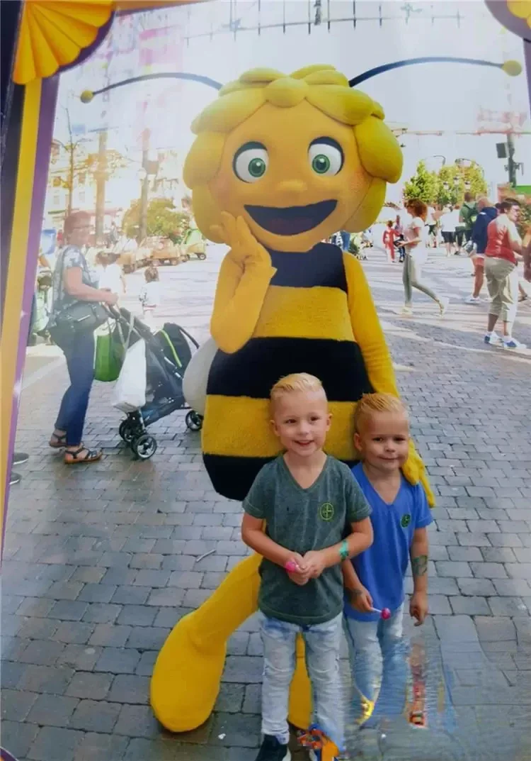 Maya-The-Bees-Bee-Honeybee-Mascot-Costume-Adult-Cartoon-Character ...