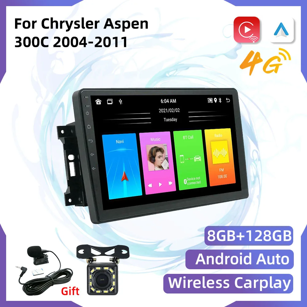 2-Din-Android-Car-Radio-for-Chrysler-Aspen-300C-2004-2011-Car-Stereo ...