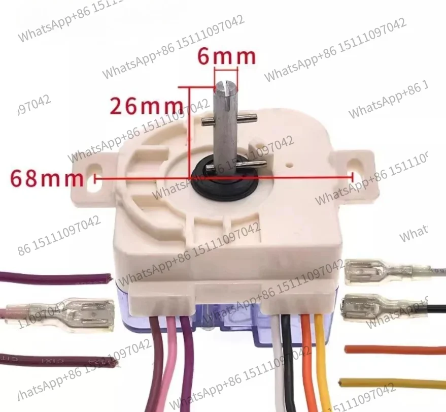 Washing machine timer 7-wire slanted ear washing switch DXT15 3.5A 250V ...
