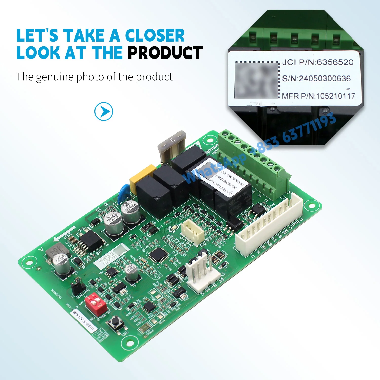 New Main Control Board Assembly 6356520 105210117 FQABQ464SQ 219930702 ...