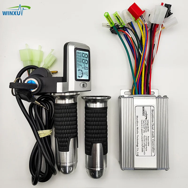 36V-48V-350W-18A-E-Bike-Brushless-Motor-Drive-Controller-LCD-Speed ...